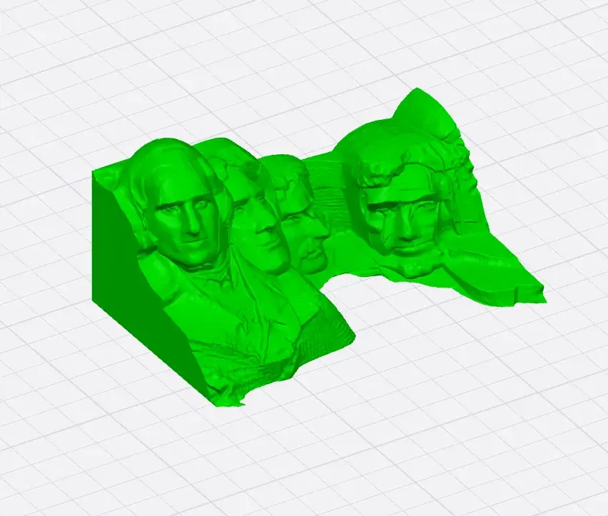 3D Printer Files | 3MF File | Mount Rushmore | Creality Cloud