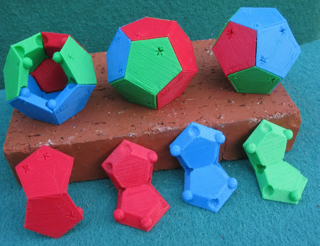 3D Printer Files | 3MF File | Snap Together Puzzle Three | Creality Cloud