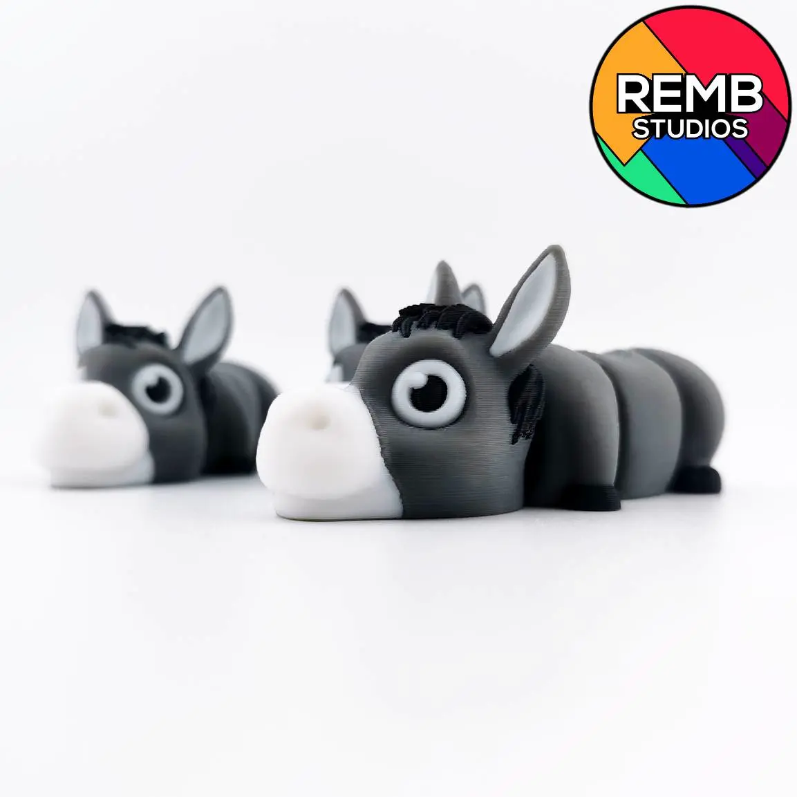 3D Printer Files | 3MF File | Flexi Donkey – Articulated Print-in-Place ...
