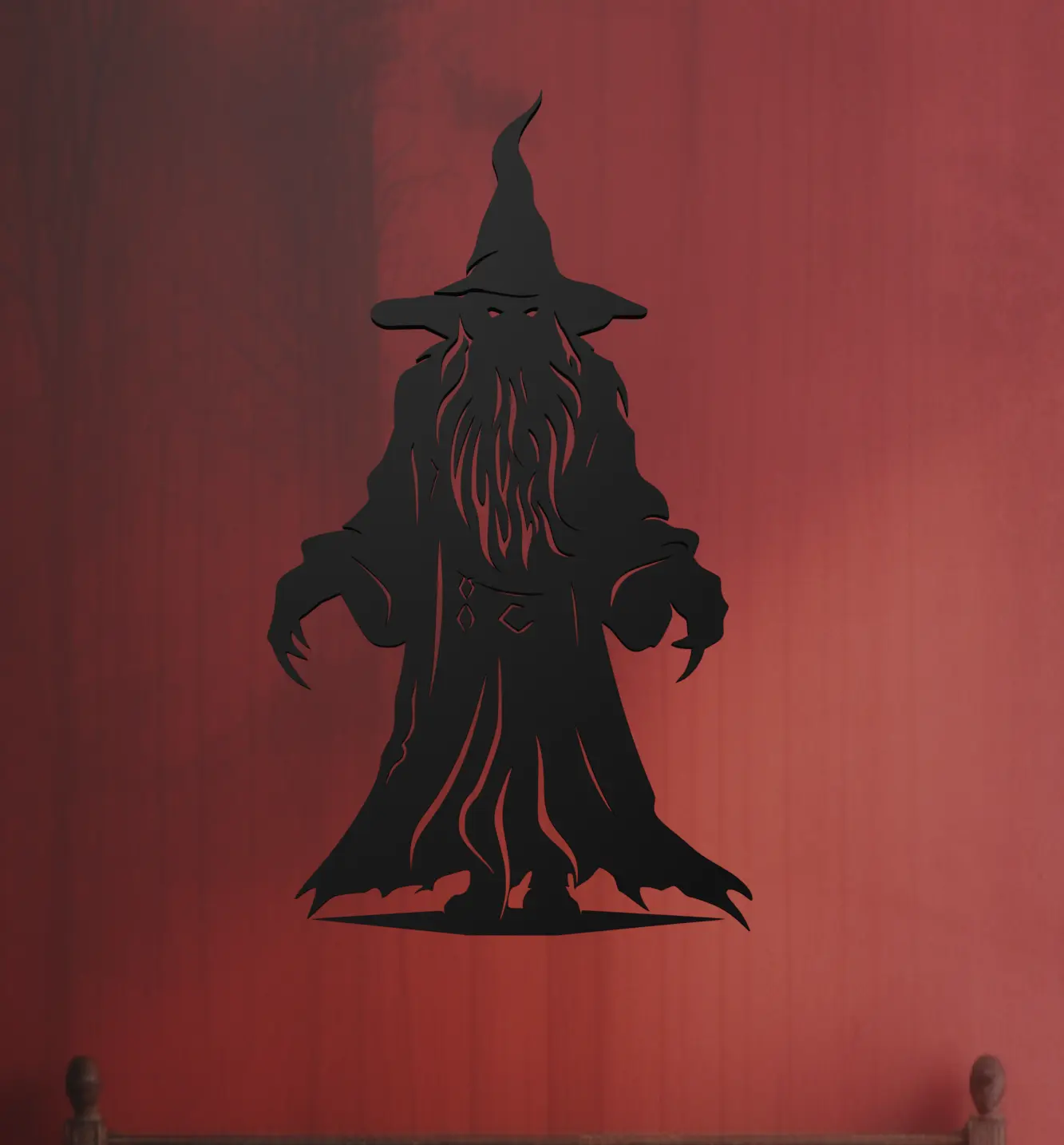 Home Decorations & Ornaments STL Download - Wizard Wall Artby Ri0m0