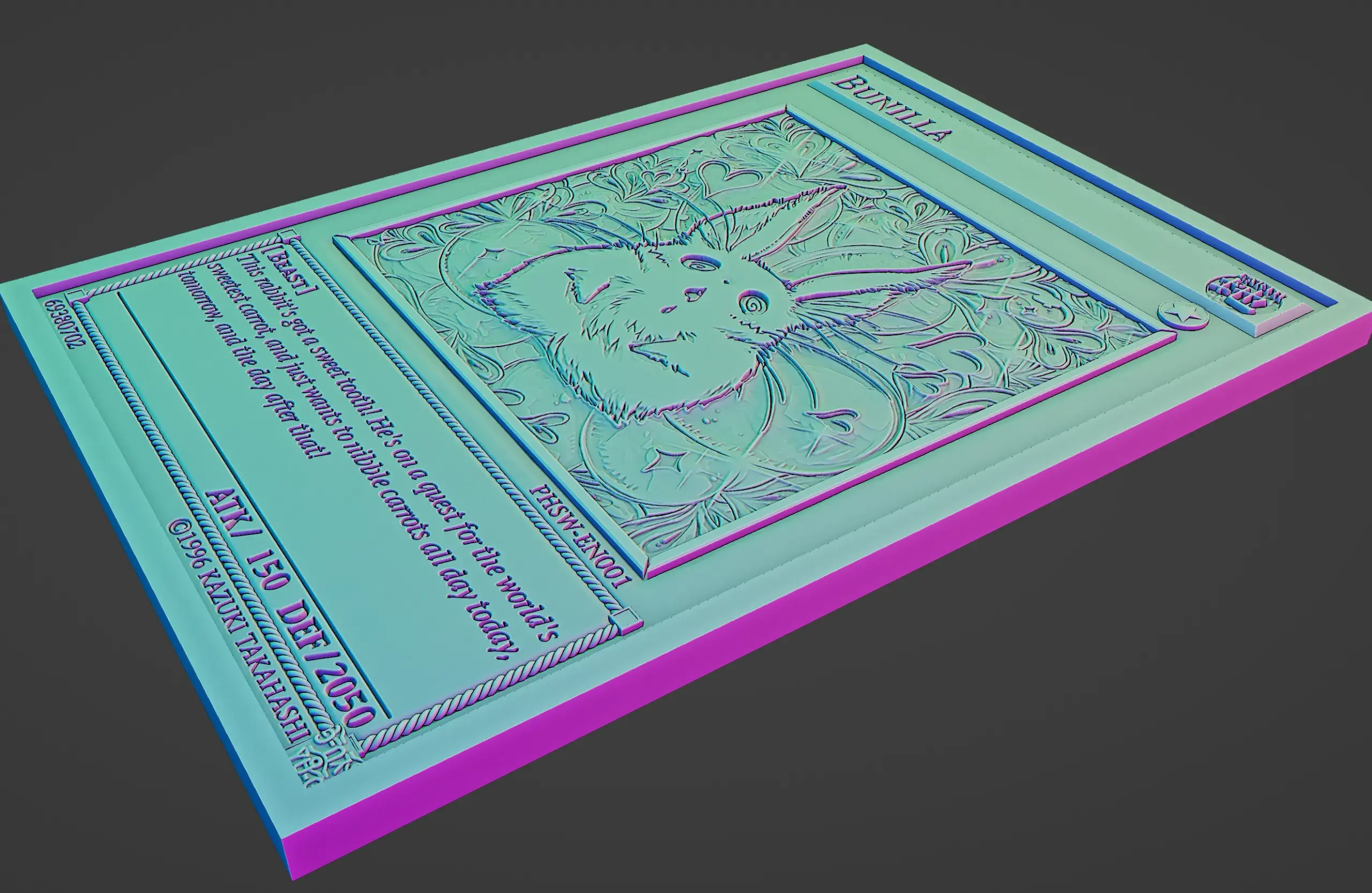 Free Other STL Download - Bunilla - yu-gi-oh!by Wsonuchiha3D