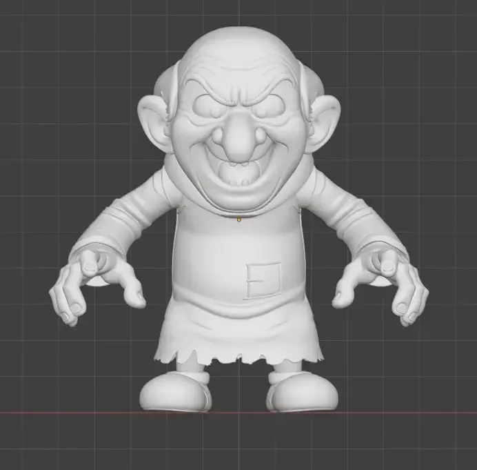 Characters & Creatures STL Download - Gargamel - Countless_Sm