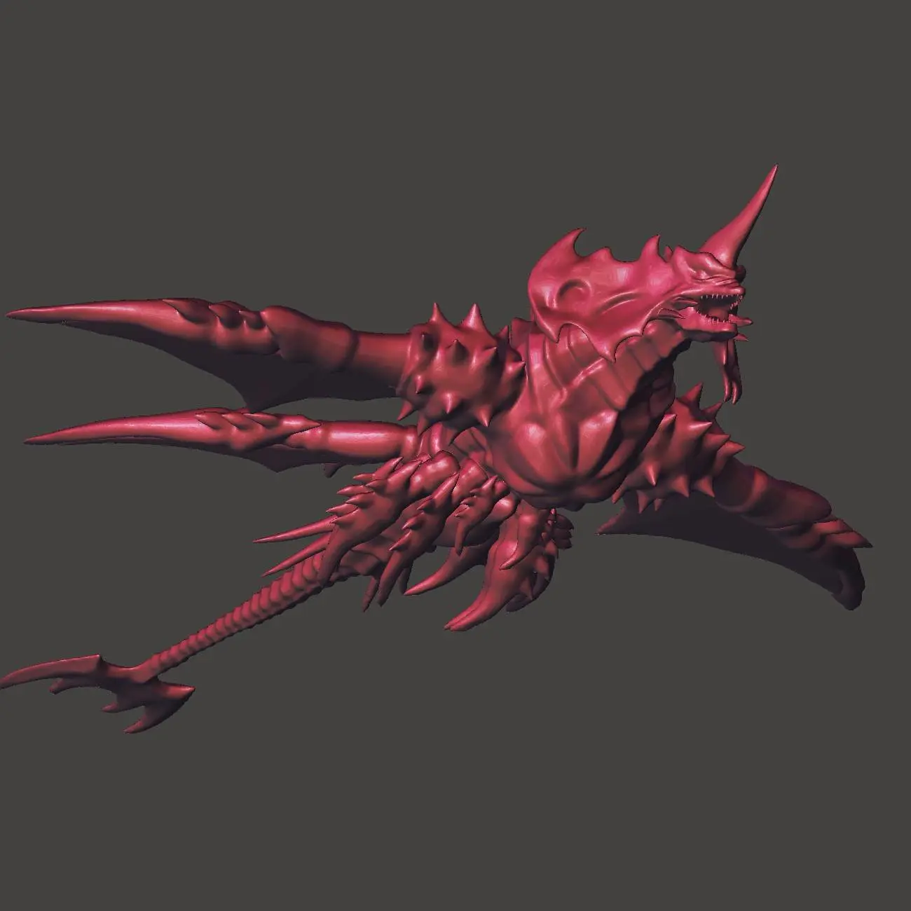 Other STL Download - DESTROYAH FLYING 4th FORM GODZILLA KAIJU STLby ...