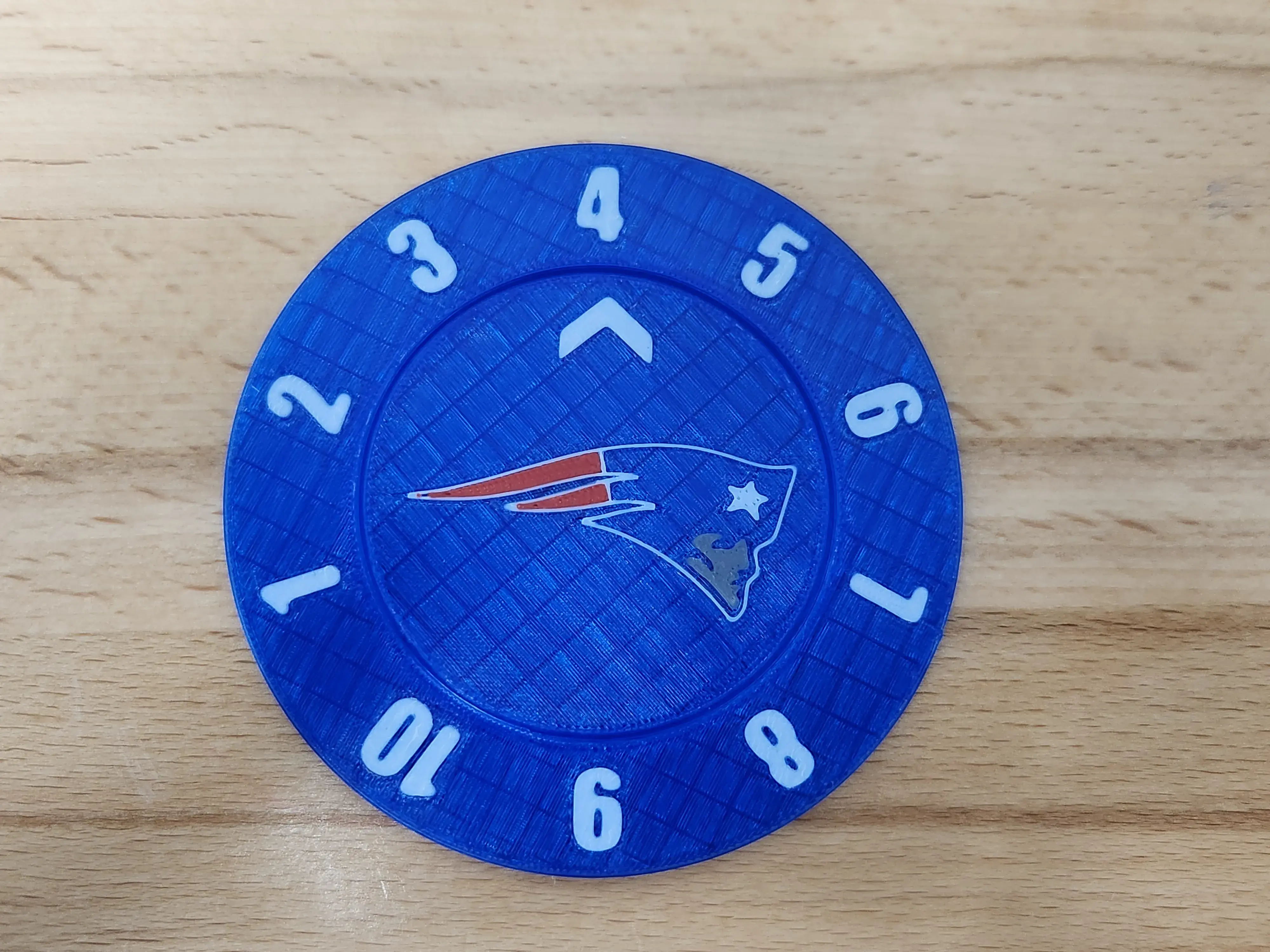 3D Printer Files | 3MF File | New England Patriots Drink Count Coaster ...