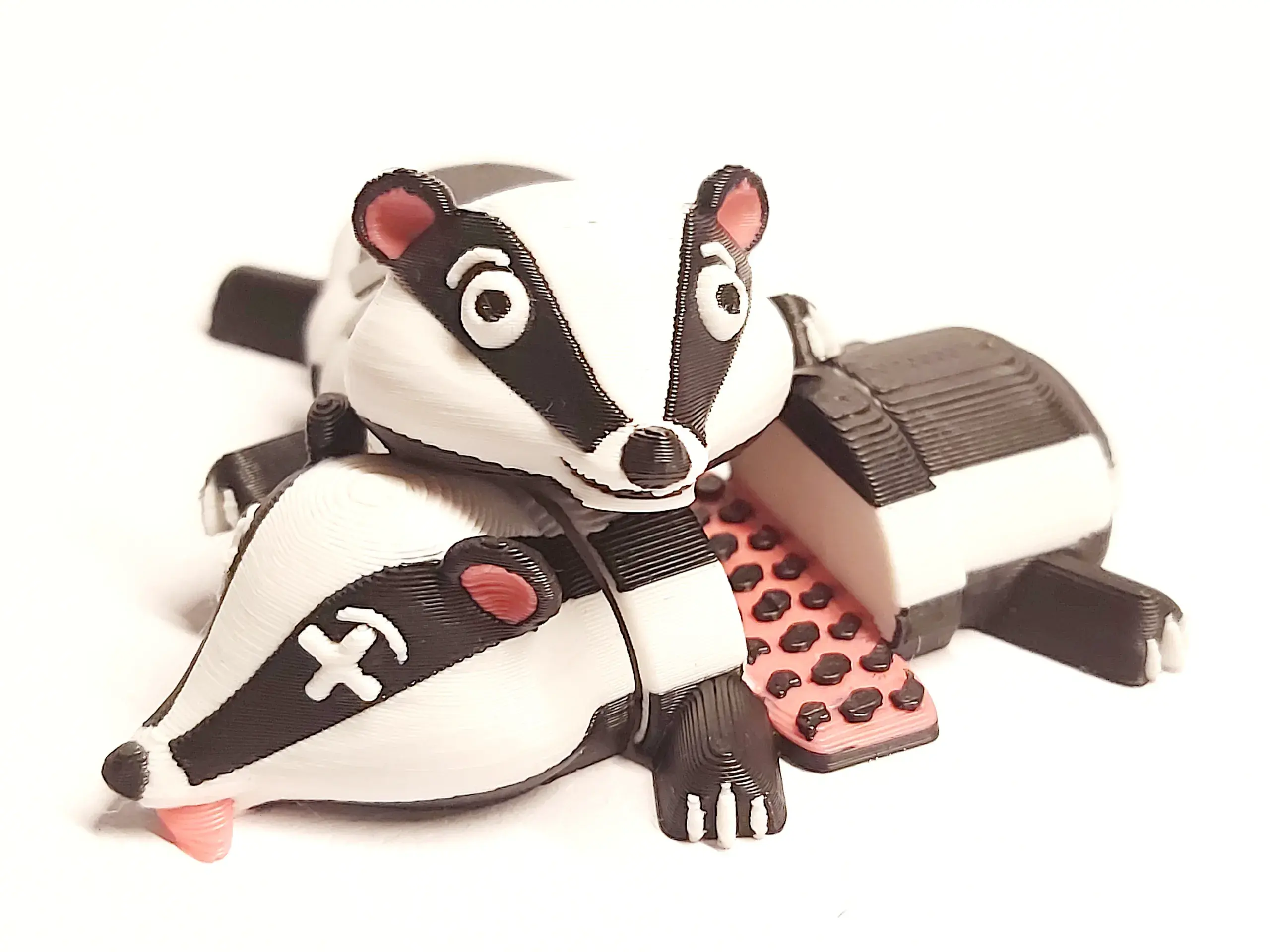 3D Printer Files | 3MF File | Flexi Badger (Print-in-place) | Creality ...