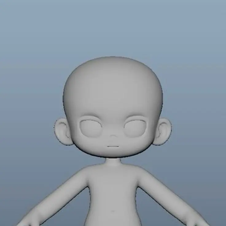 Characters & Creatures STL Download - Chibi cabeça by thstore