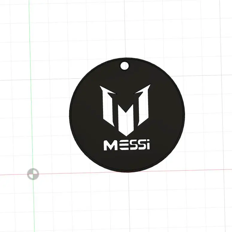 Free Badges & Coins STL Download - Messi logoby Generation3D