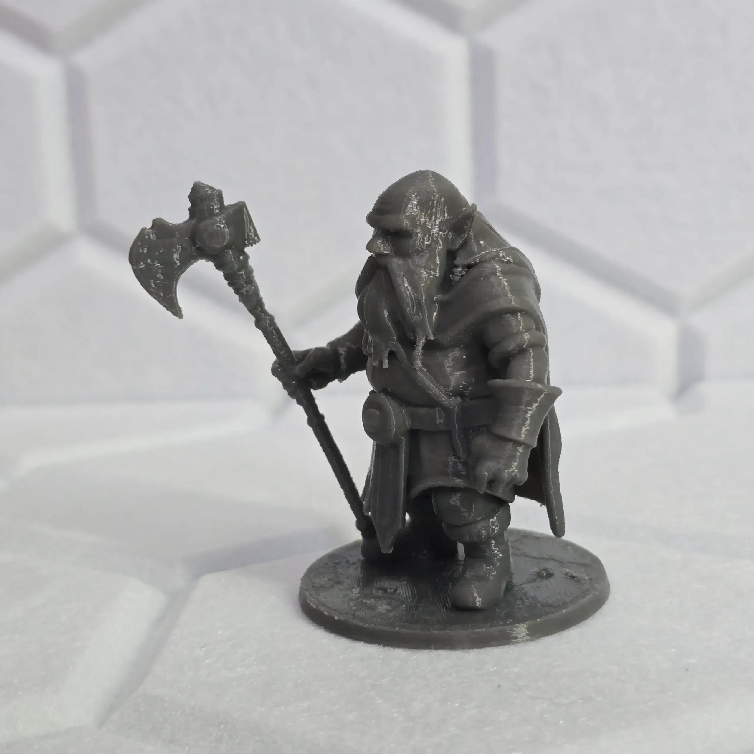 3D Printer Files | 3MF File | Zwerg mit Stabaxt | Creality Cloud