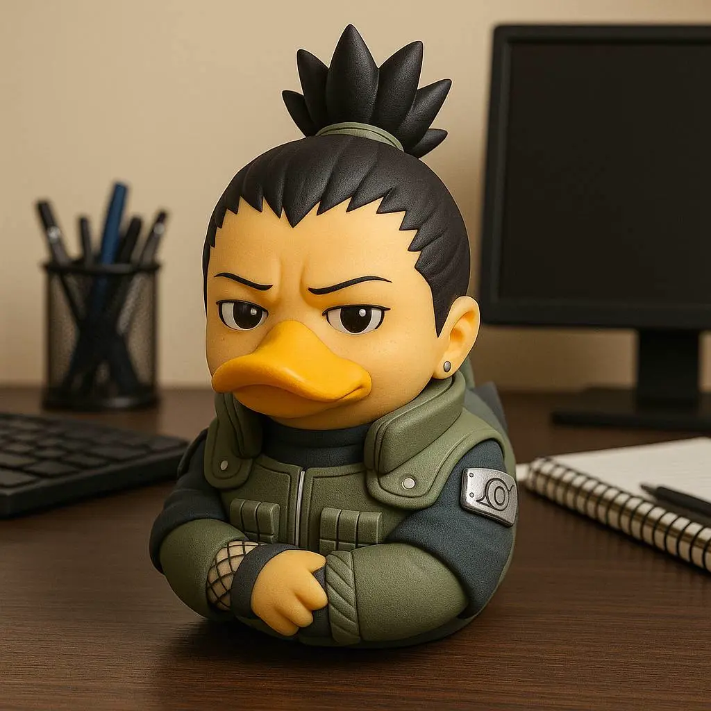 Other STL Download - Rubber Duck - Nara Shikamaru Naruto- 3d printby ...