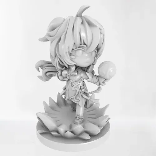 Characters & Creatures STL Download - Genshin Impact Ganyu V4 STL ...
