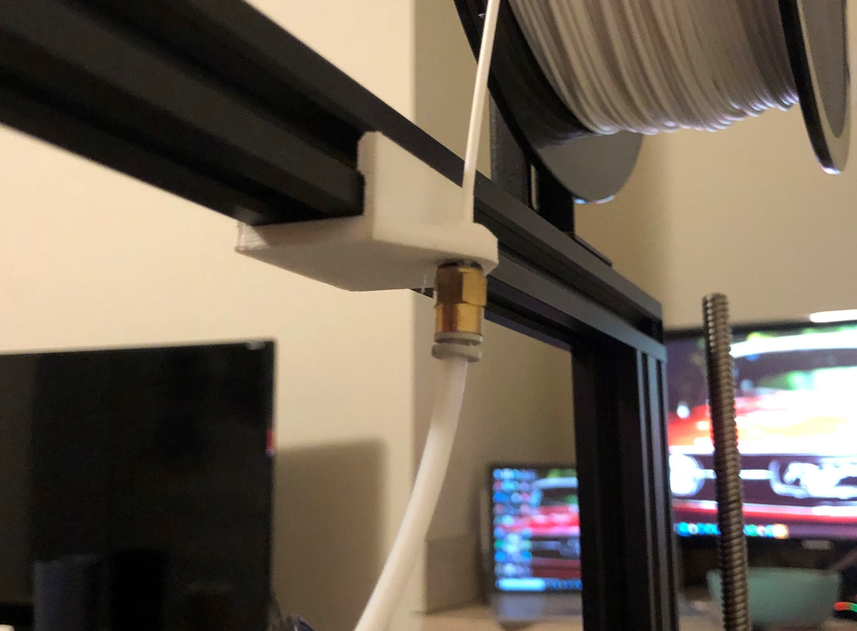 gratuita 3D Printer Parts STL Descarga - Clip guía para extrusora ...