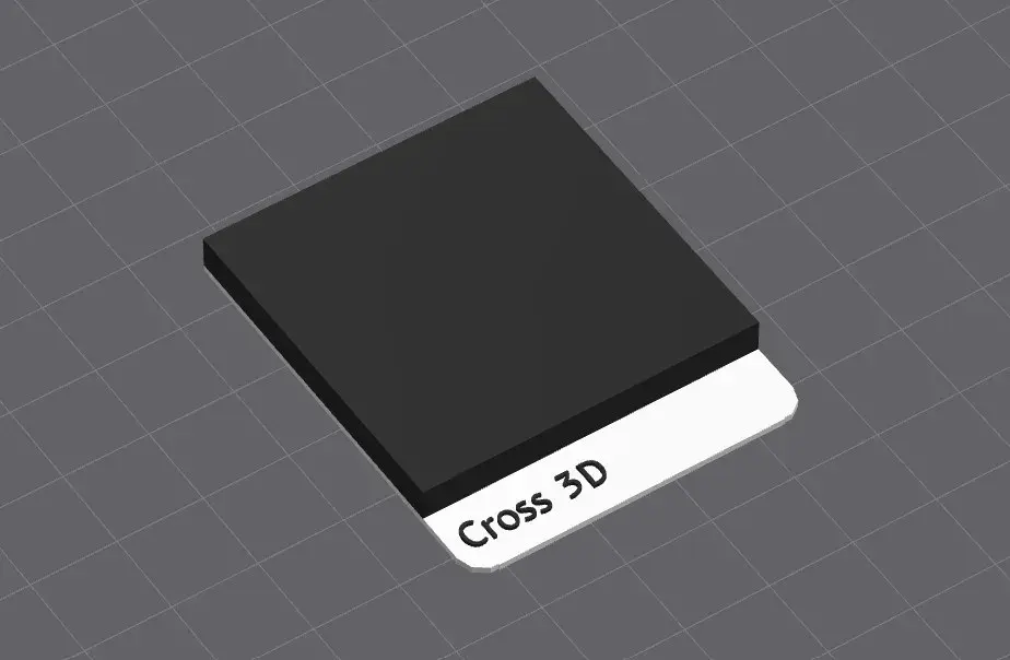 3D Printer Files | 3MF File | Cross 3D Infill Swatch | Creality Cloud