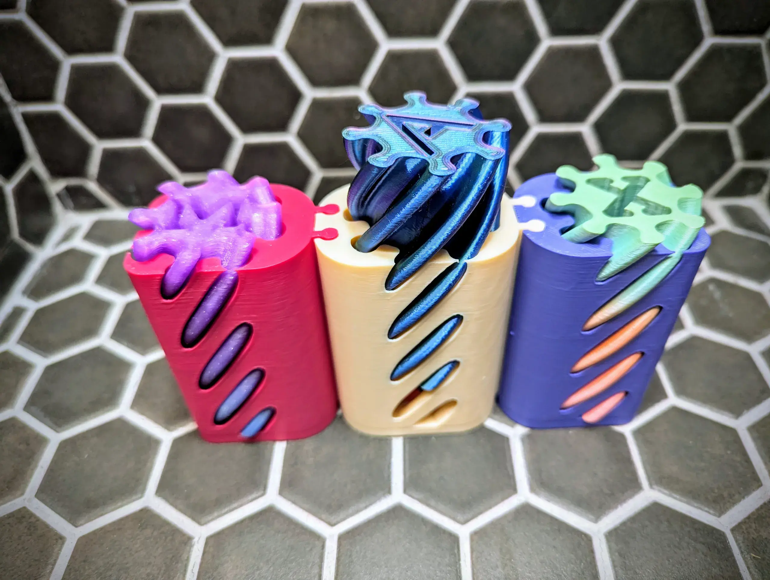 3D Printer Files | 3MF File | Modular Spiral Vortex Containers - Name ...
