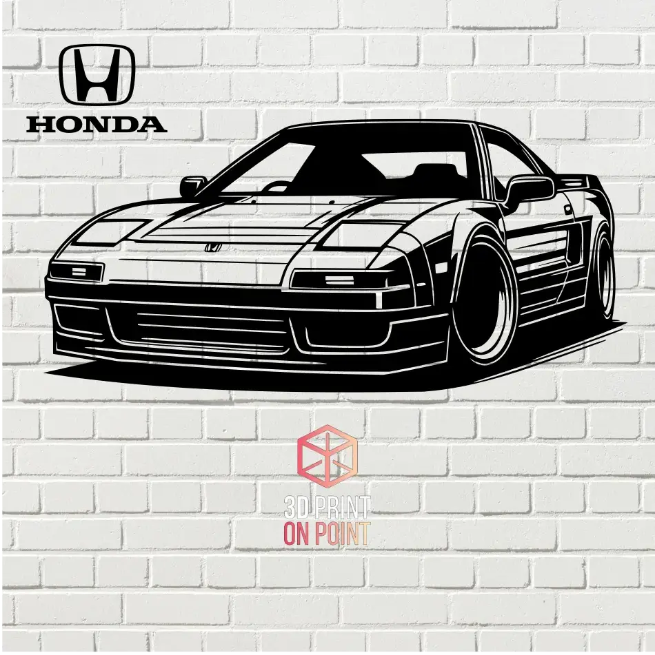 Digital Art STL Descarga - HONDA NSX VINTAGE - 2D WALL ART #3 ...