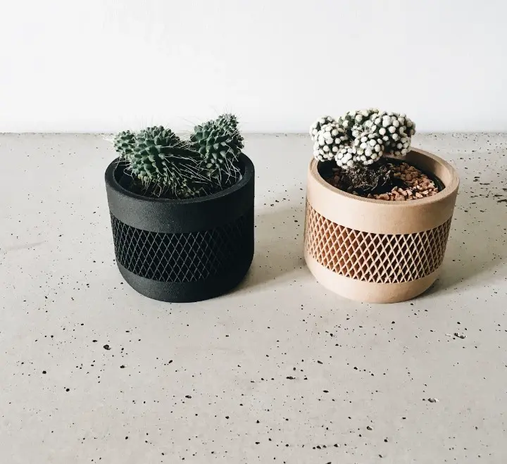 Home Decorations & Ornaments STL Download - plante en pot Aztec by W&M ...