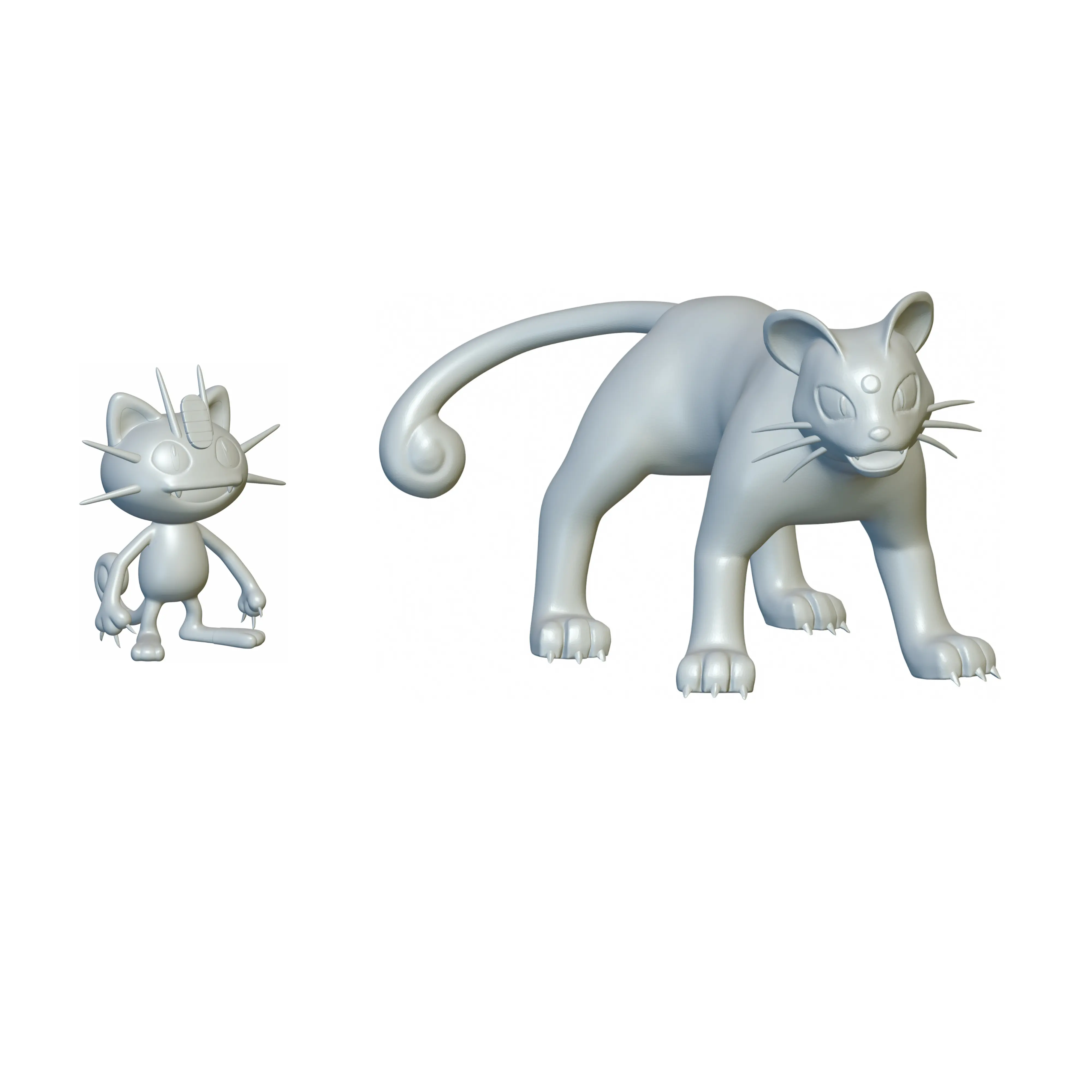 Pokemon Meowth & Persian (#52 & #53) - 3D Printing! | 3D models ...