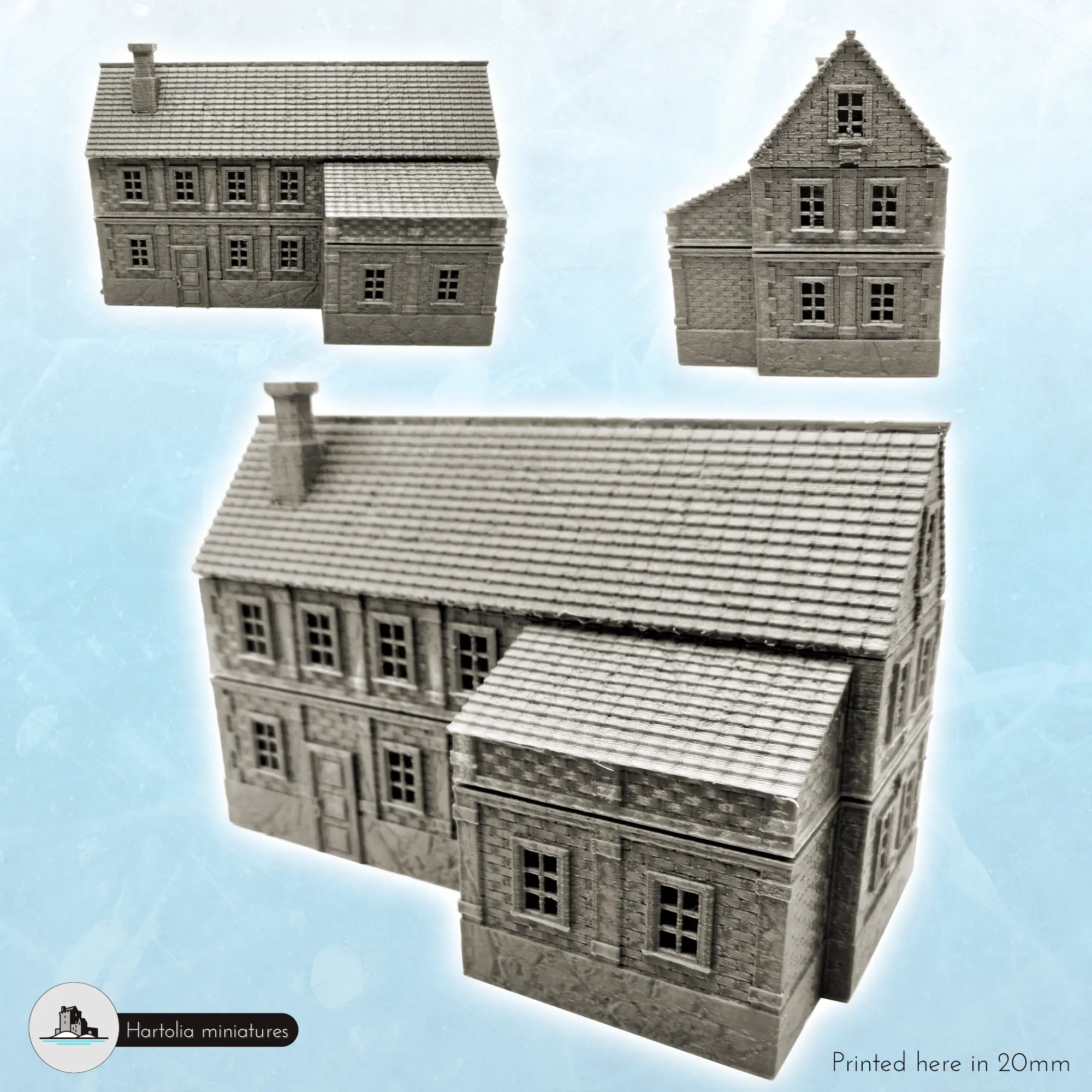 Miniature Games & Accessories STL Download - Farm 9 - terrain WW2 ...