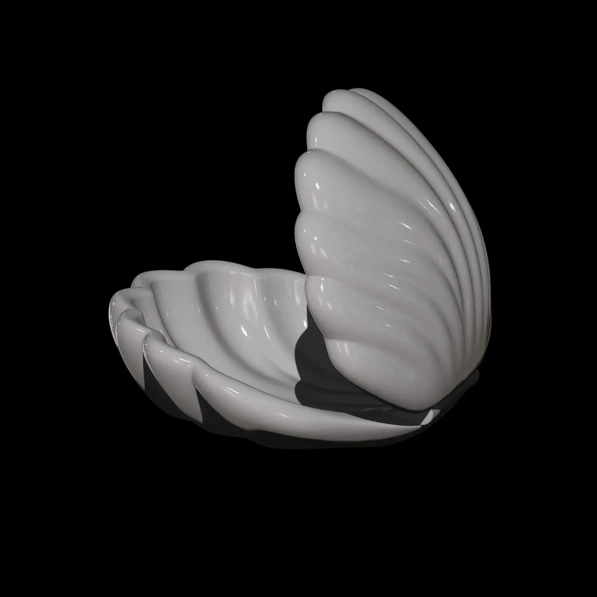 Home Decorations & Ornaments STL Download - Clam shell jewelry holderby ...