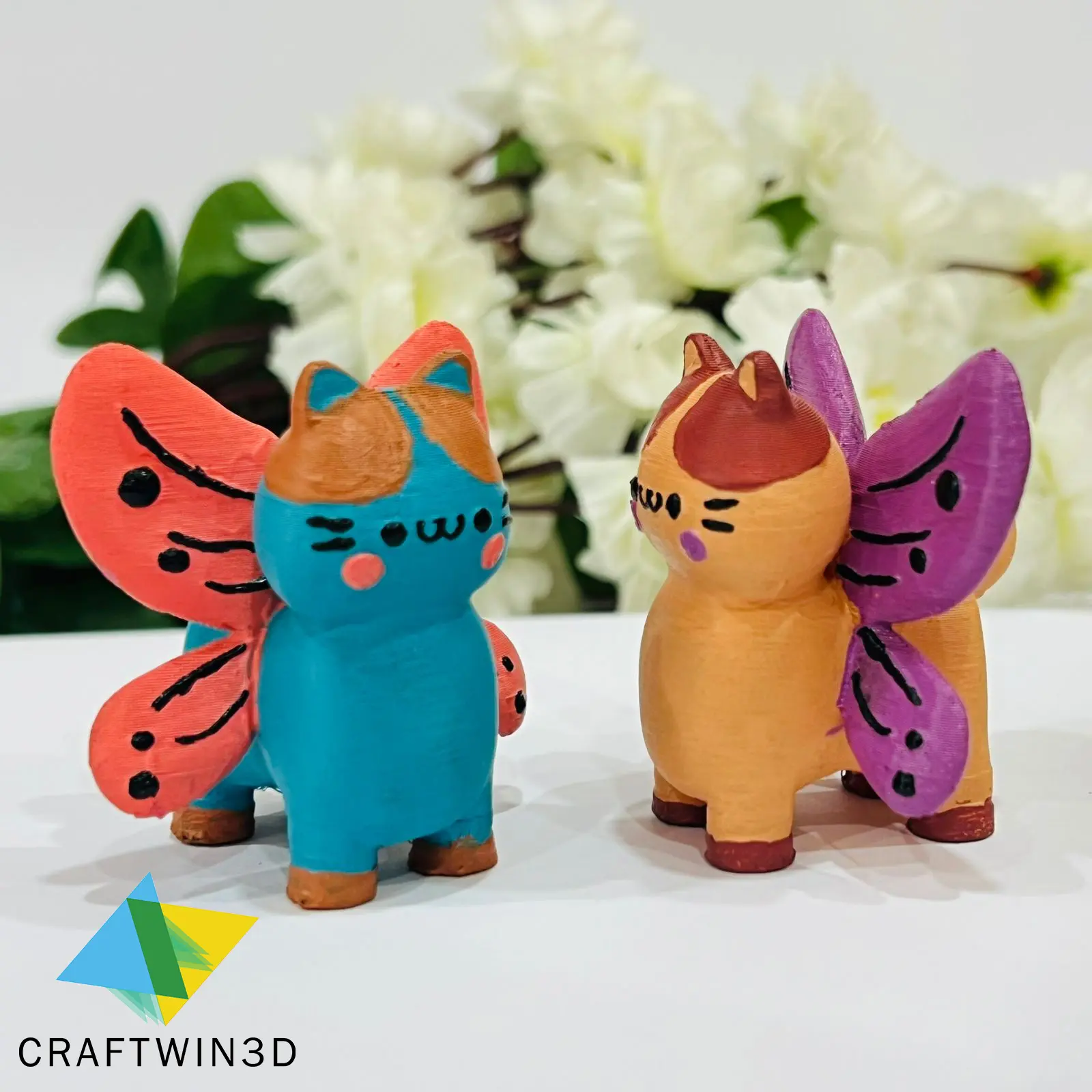 3D Printer Files | 3MF File | PRINT IN PLACE FAIRY CAT | Creality Cloud