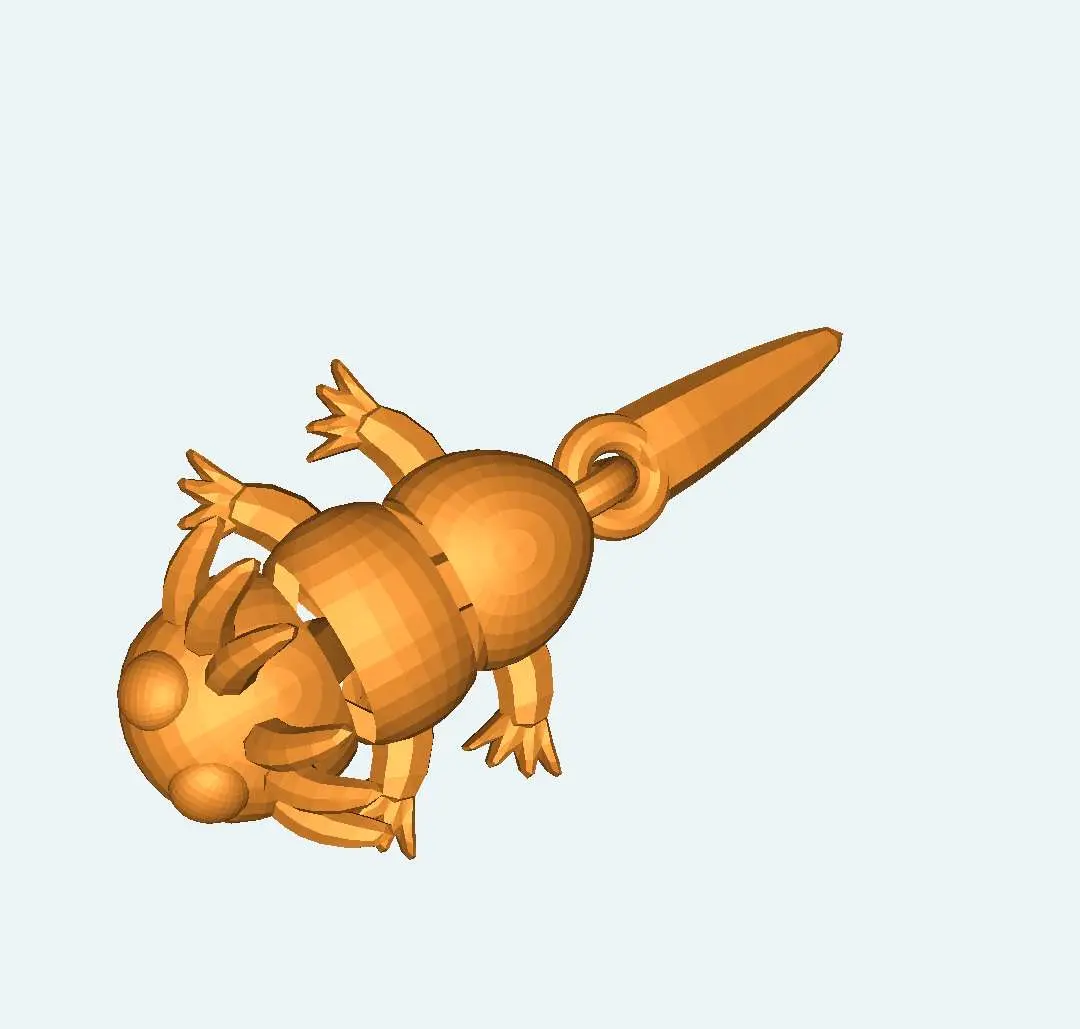Board Games & Card Games STL Download - Axolotl - Flexi and Articulated ...