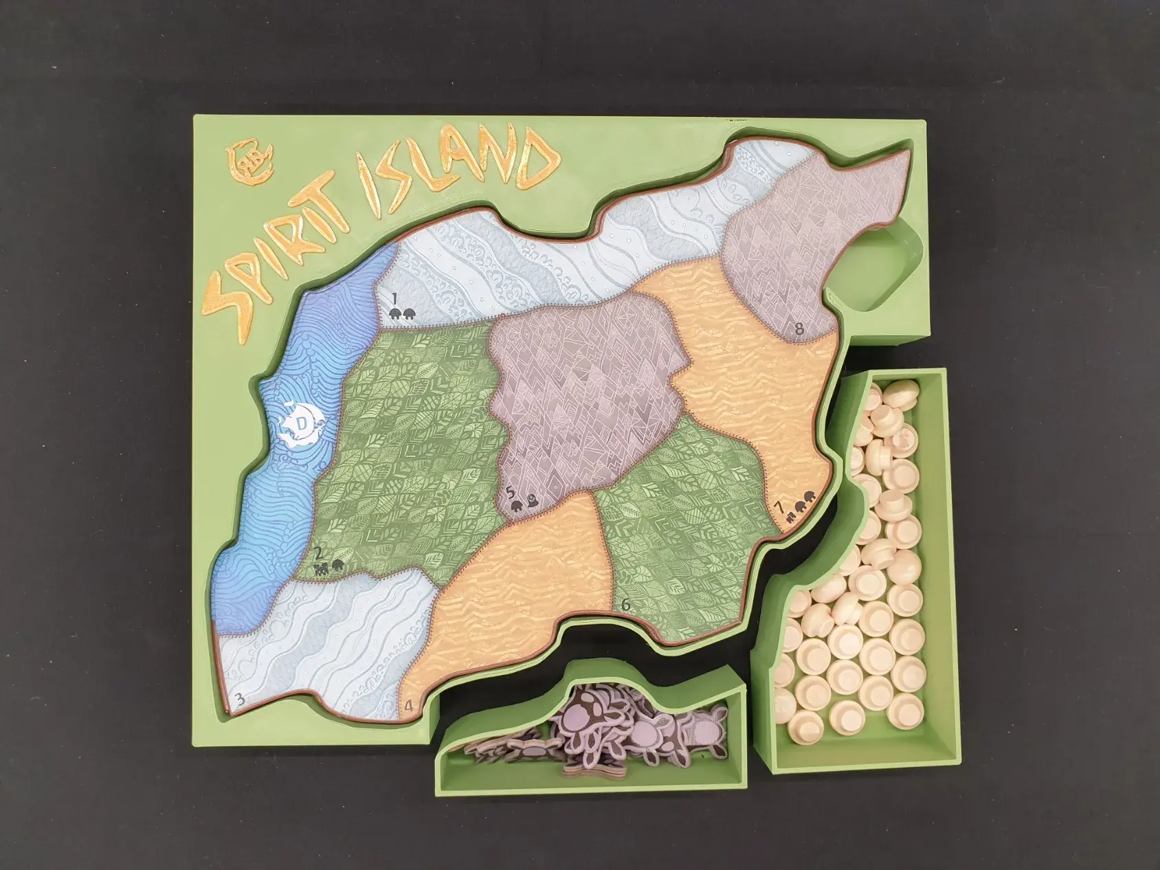 Board Games & Card Games STL Download - Spirit Island Board Game ...