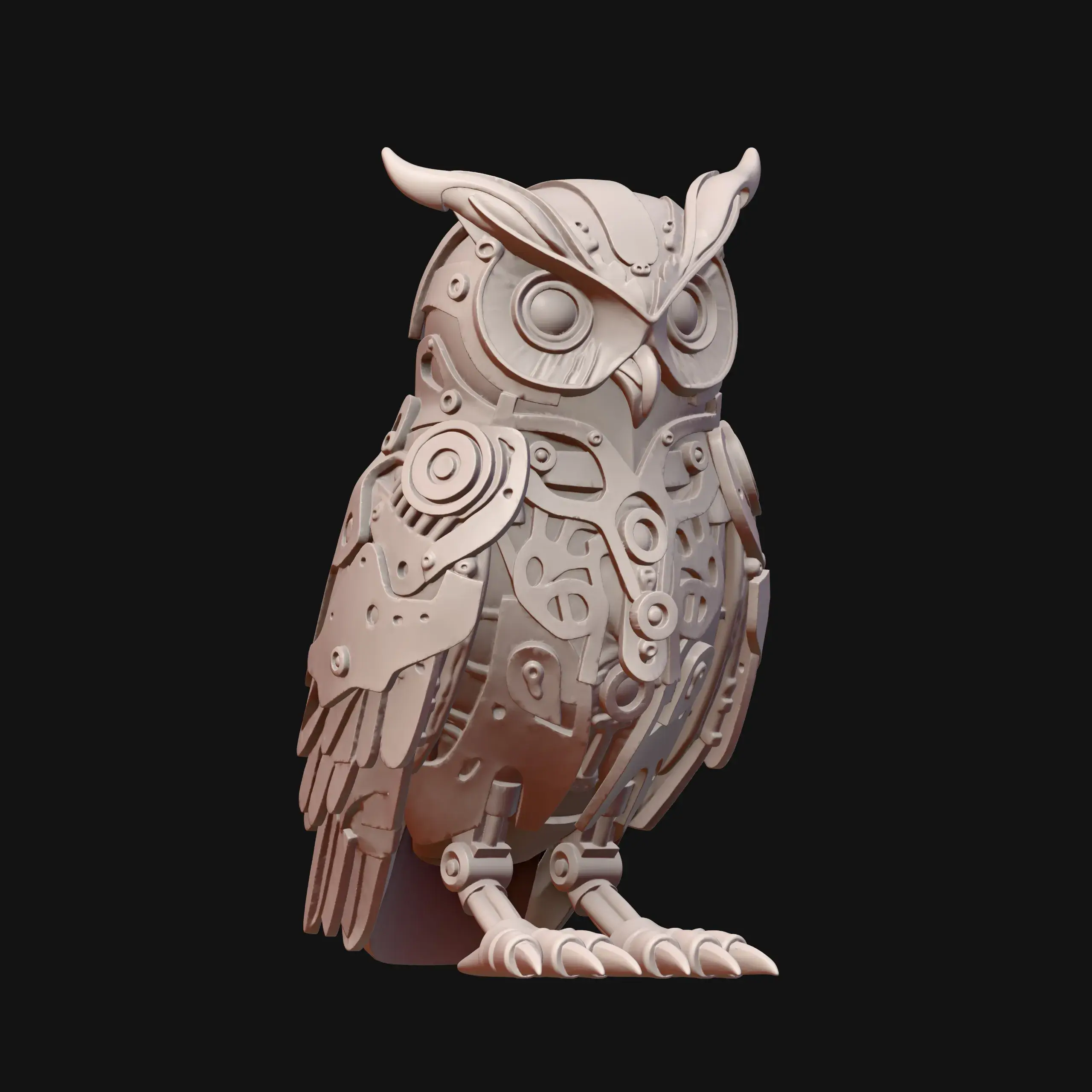 3D Printer Files | 3MF File | Steampunk Owl | Creality Cloud