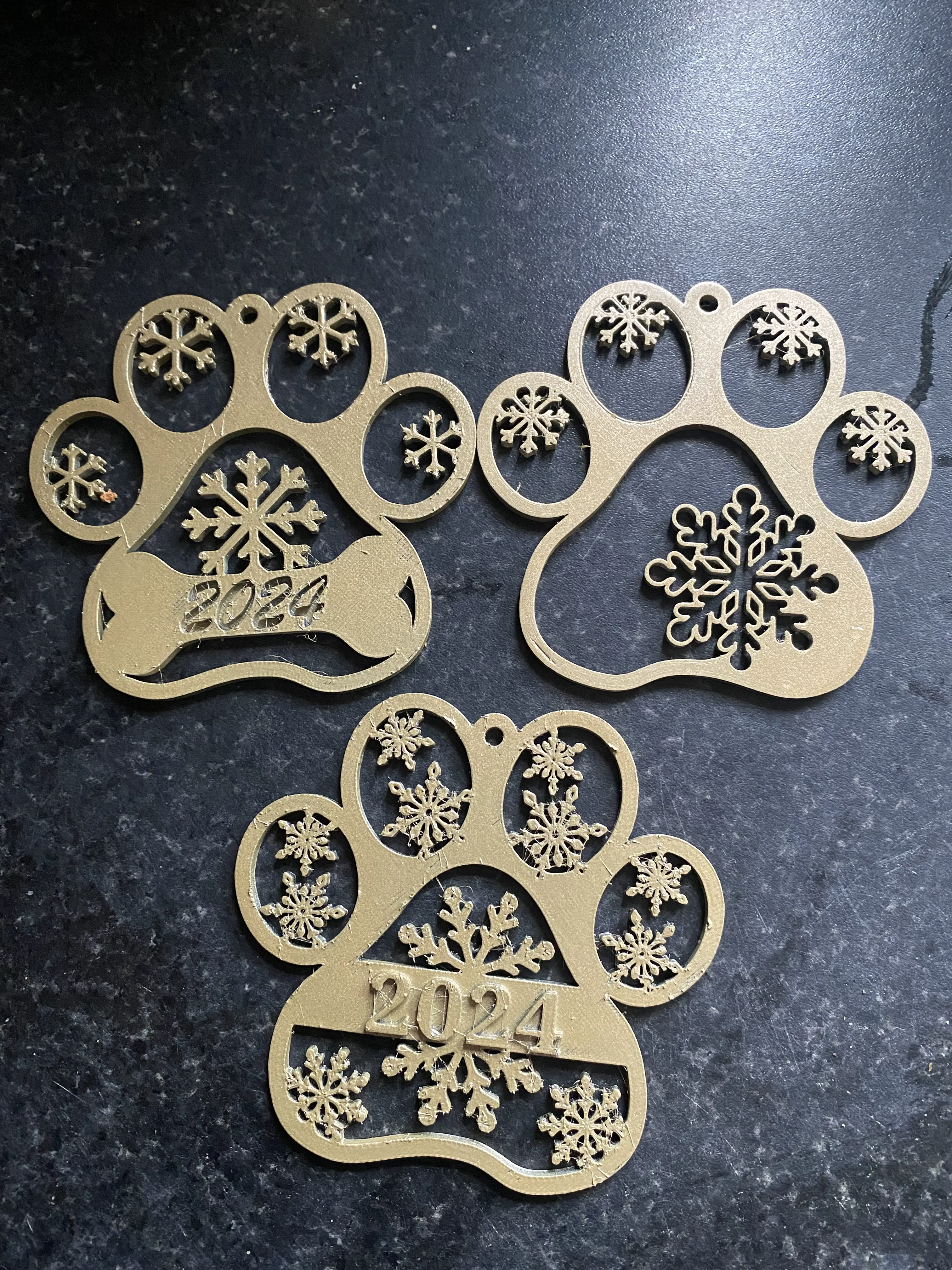 Christmas Tree Paw Decorations Collection | 3D models download ...