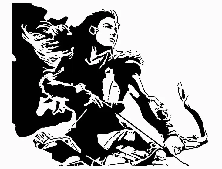 Free Digital Art STL Download - HZD Aloy stencilby SMT_M 🦊