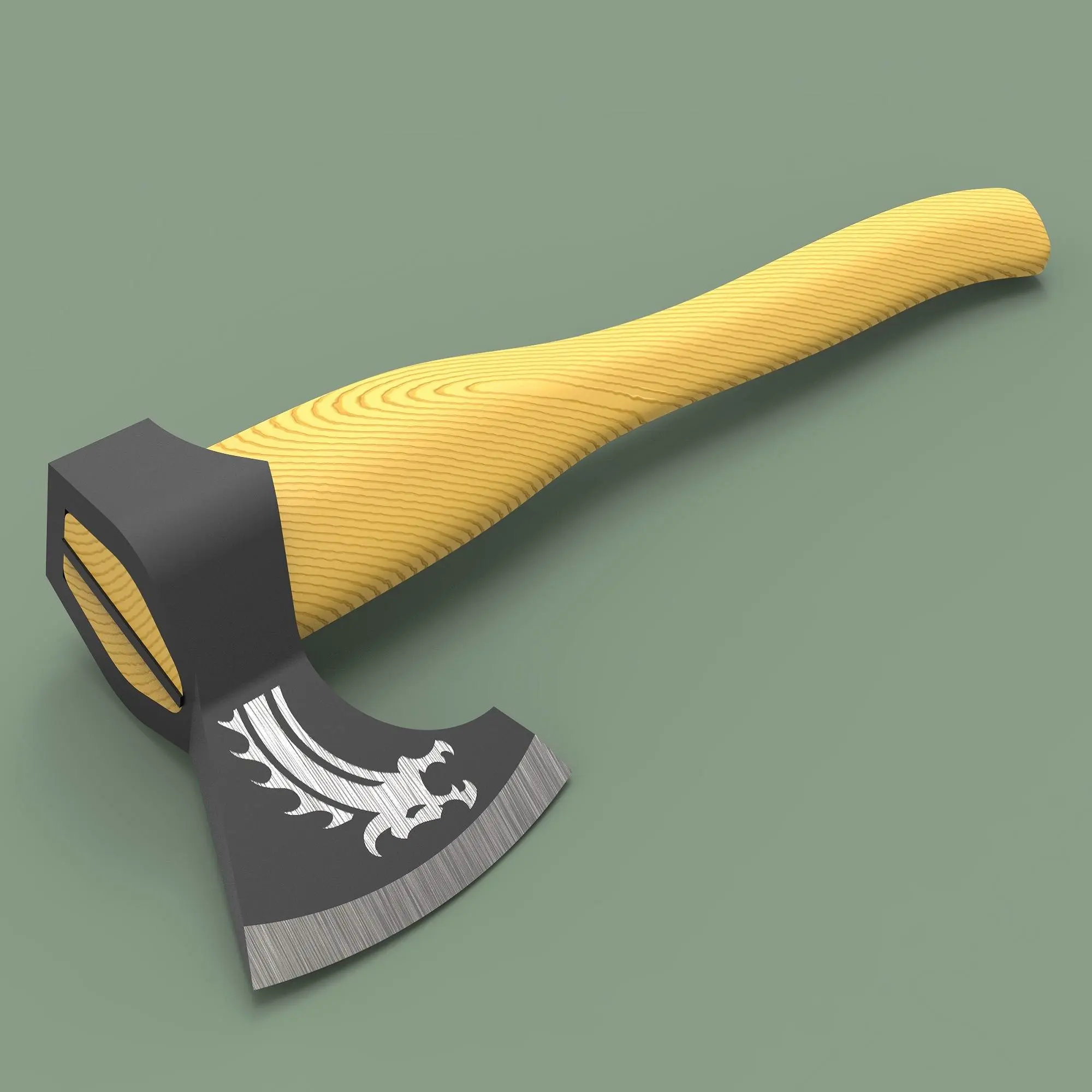 Cosplay STL Download - Axe vikingby user2224406790