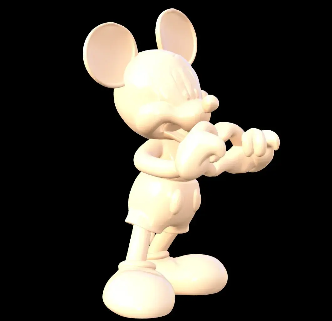 gratuita Sculptures & Artworks STL Descarga - Mickey Mouse Love - Edna Lab