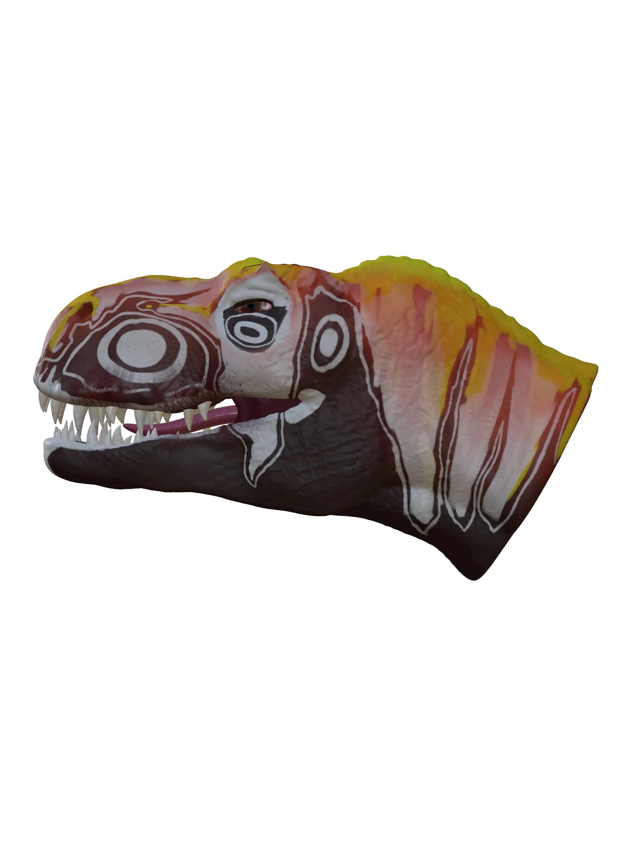 Characters & Creatures STL Download - T Rex Headby David Crum