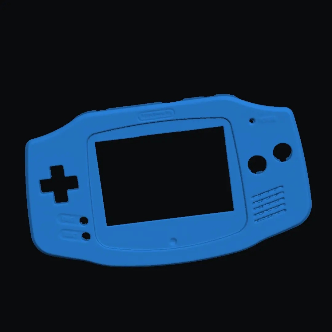 Other STL Download - GBA front plateby Retro Mania