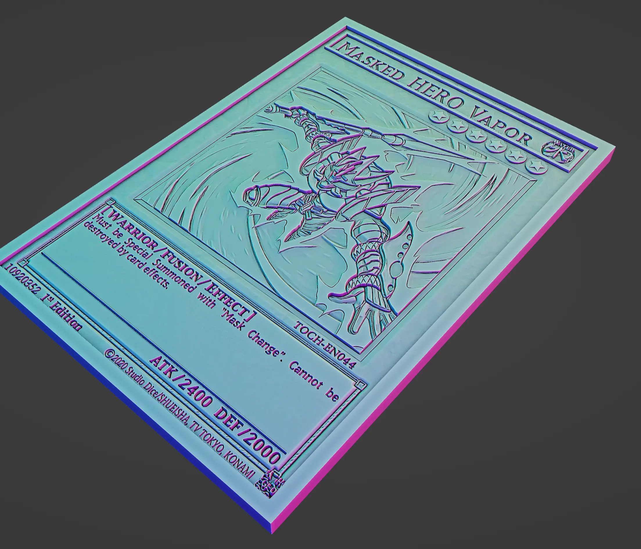 masked hero vapor - yugioh | 3D models download | Creality Cloud