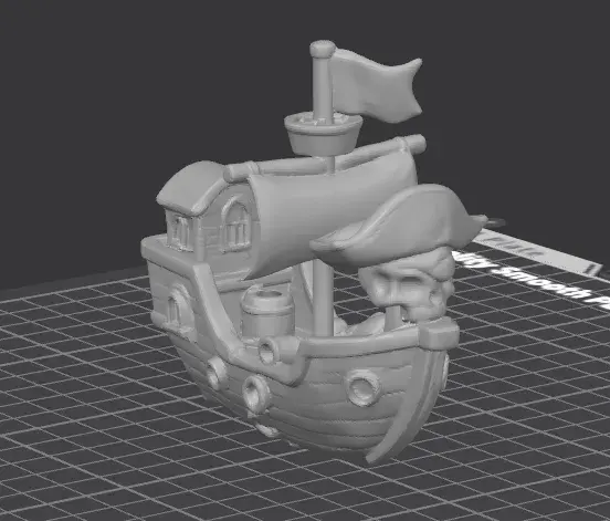 3D Printer Files | 3MF File | ☠️ Pirate Ship Statue | Creality Cloud