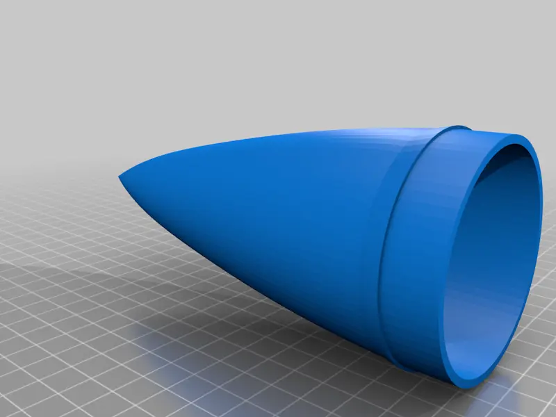 3D Printer Files | 3MF File | Model Rocket Nose Cone for 66mm cardboard ...
