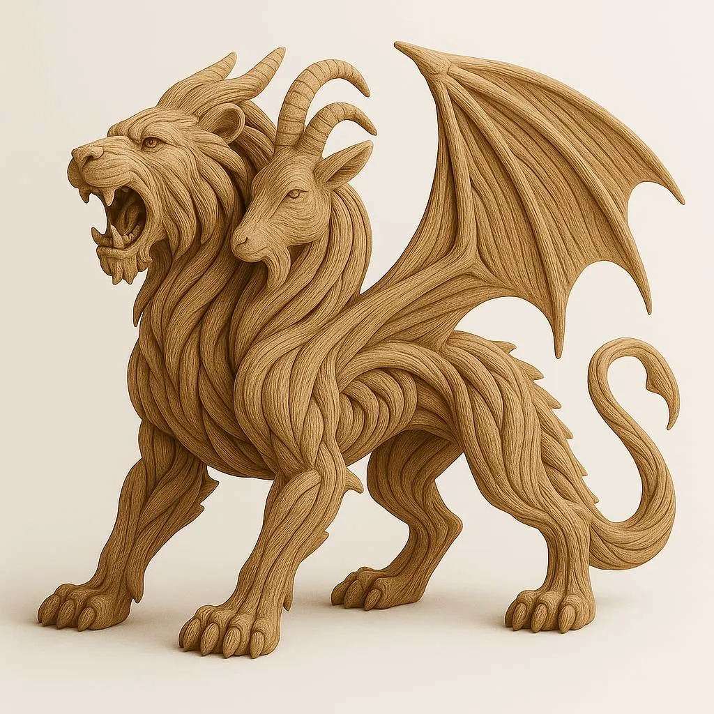 3D Printer Files | 3MF File | chimera- Roots of Life – The Wooden ...