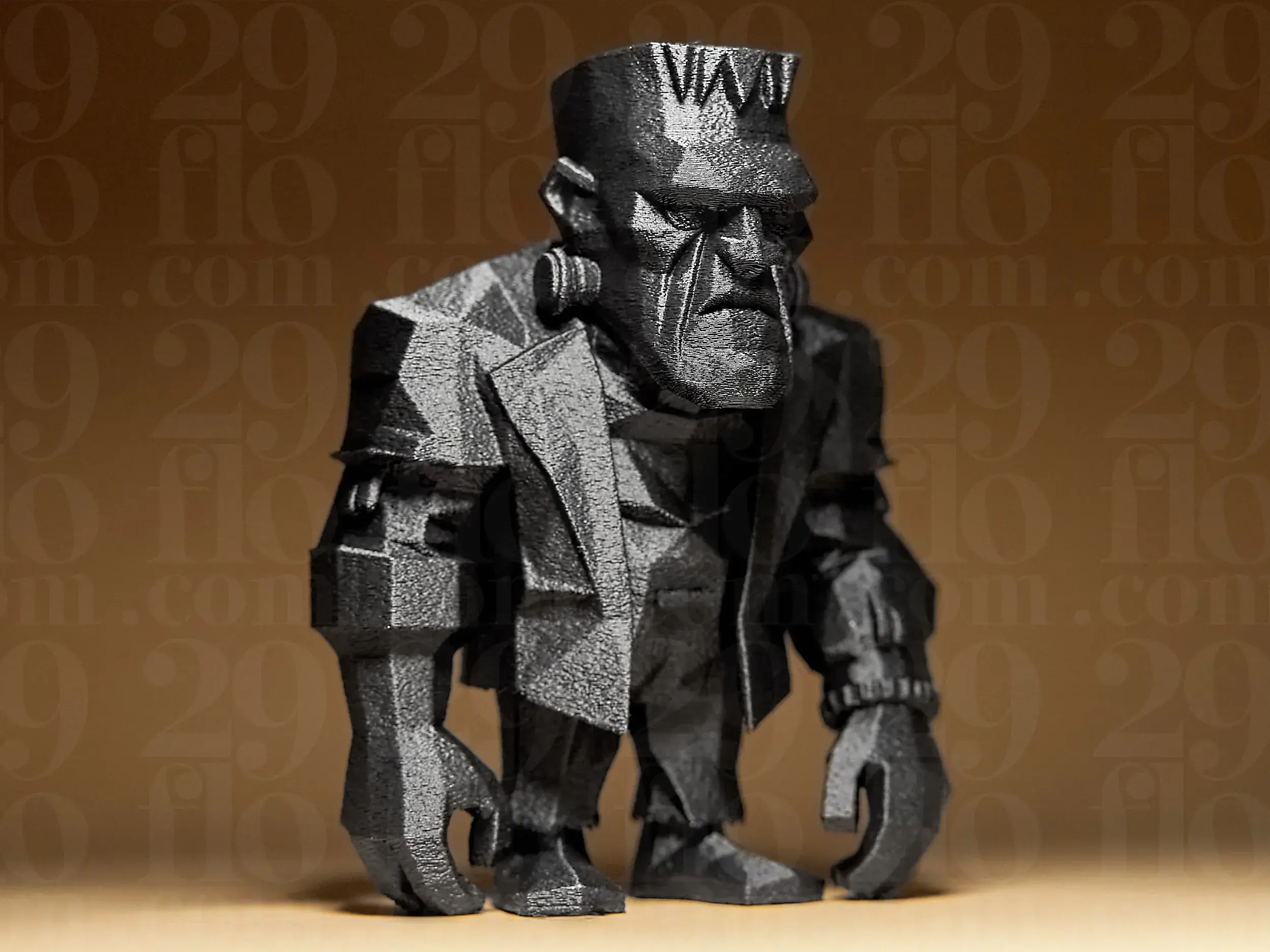3D Printer Files | 3MF File | Geometric Frankenstein Figurine ...