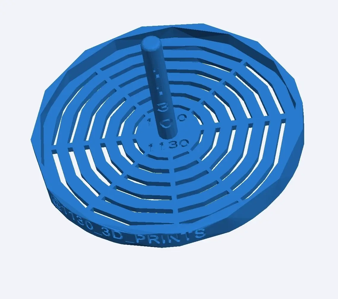 Free Other STL Download - round iso strainer by Mistah Jay 1130