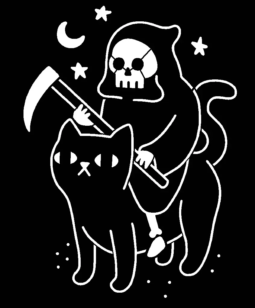 Free Sculptures & Artworks STL Download - Grim Reaper stencil 23by SMT_M 🦊