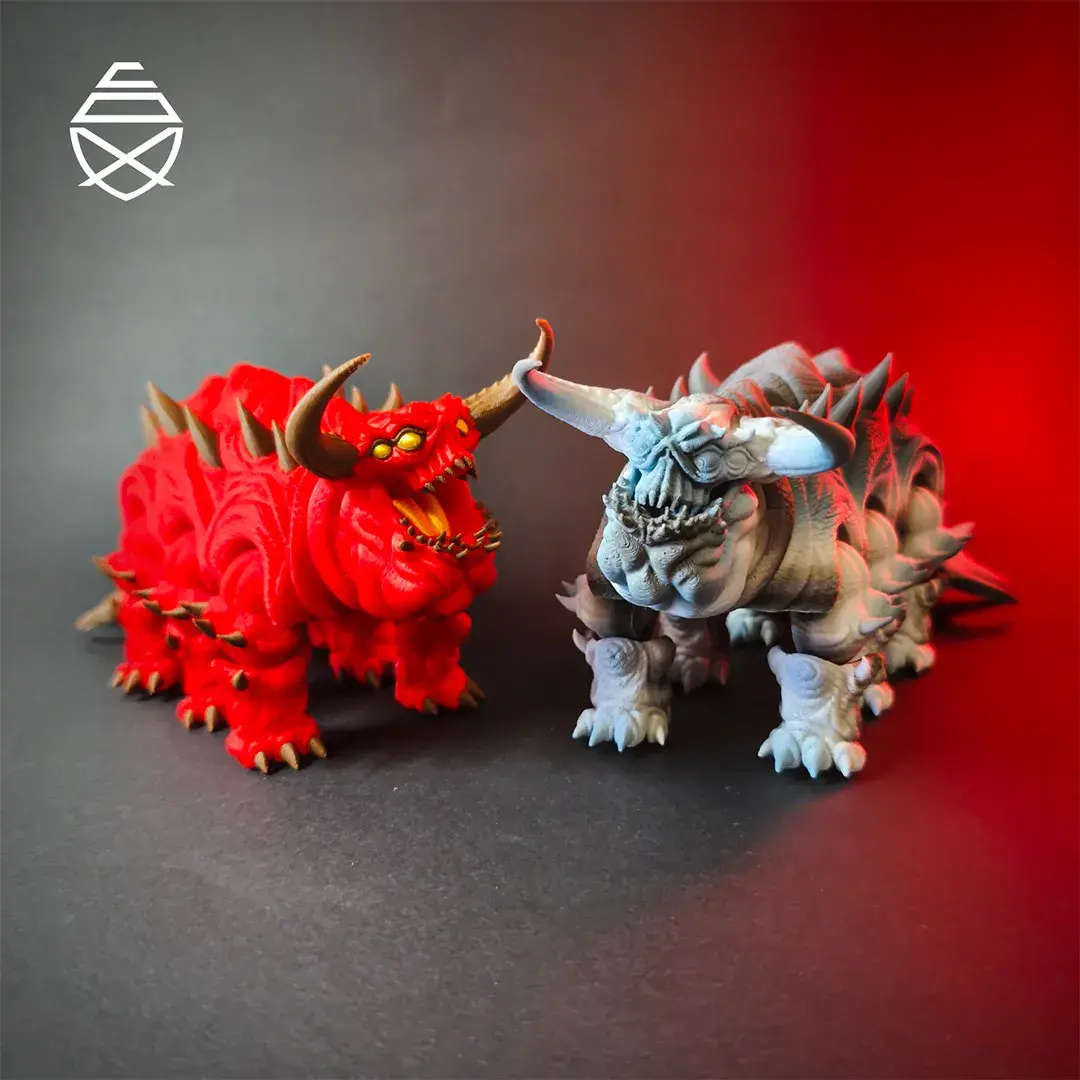 Other STL Download - Ushi Articulatedby PipeCox