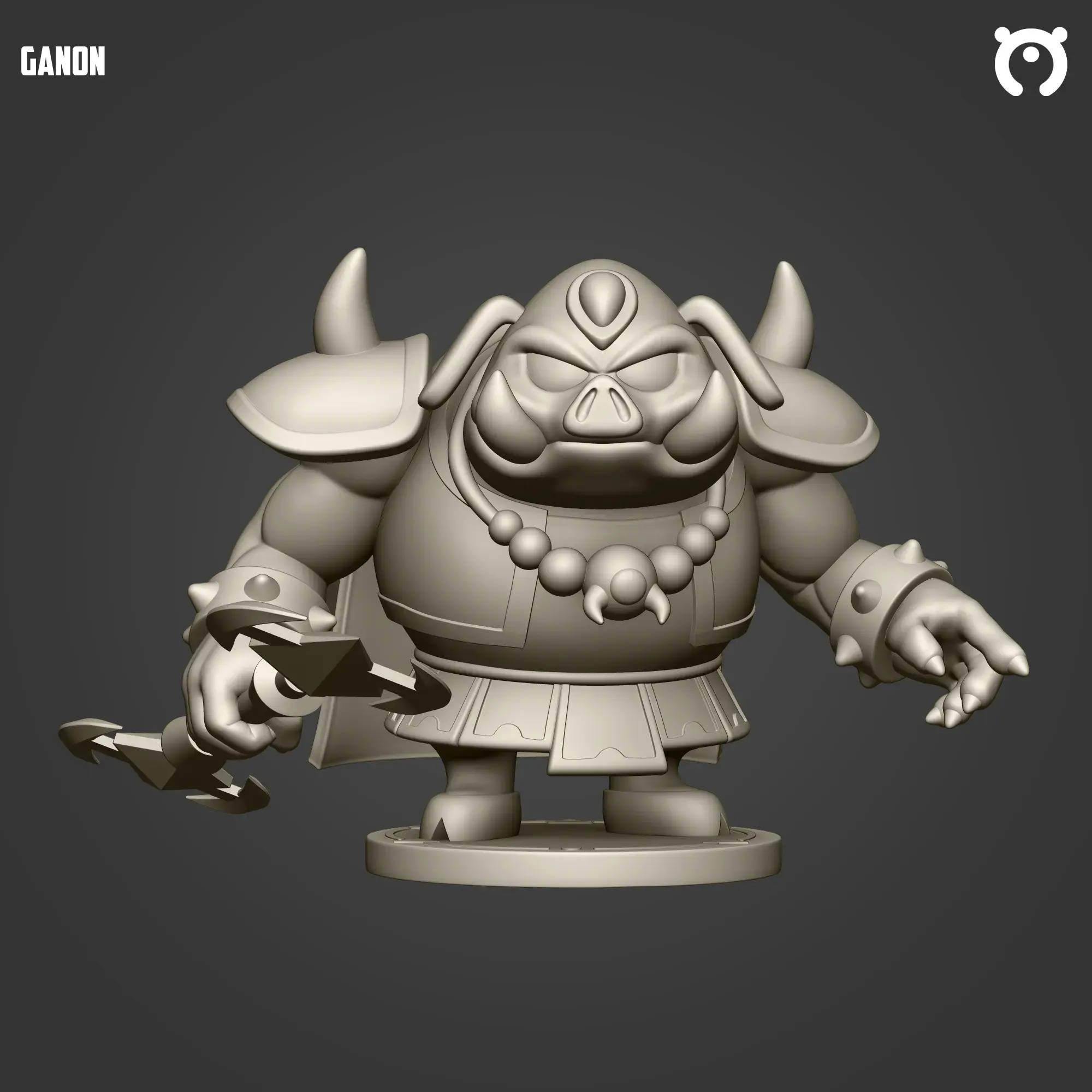 Characters & Creatures STL Download - Ganon - The Legend of Zelda ...