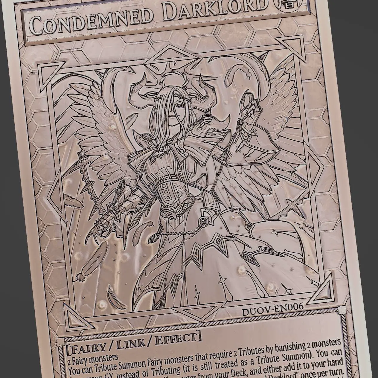 3D Printer Files | 3MF File | Condemned Darklord - yu-gi-oh! | Creality ...
