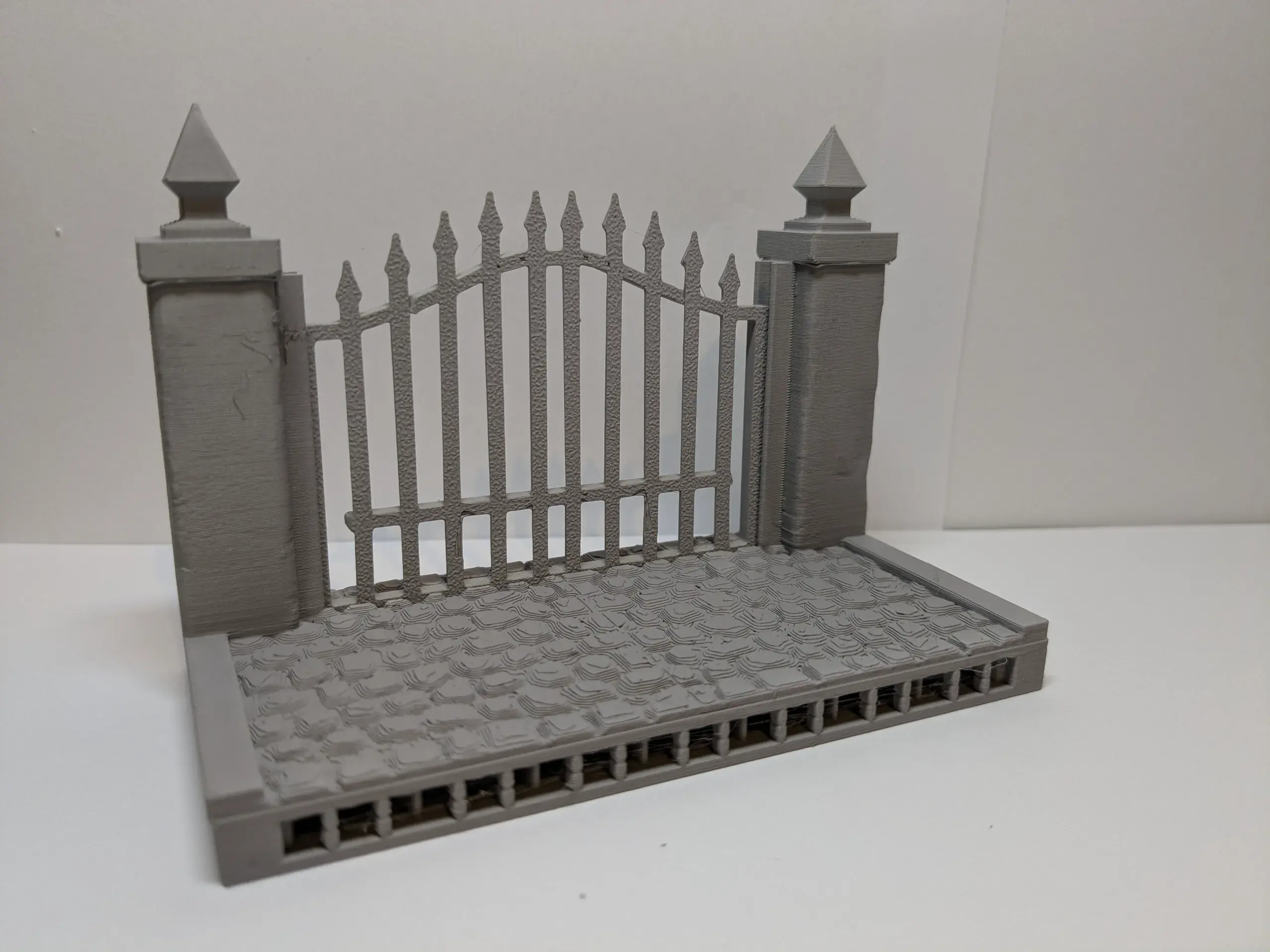 3D Printer Files | 3MF File | Graveyard tile - gate | Creality Cloud
