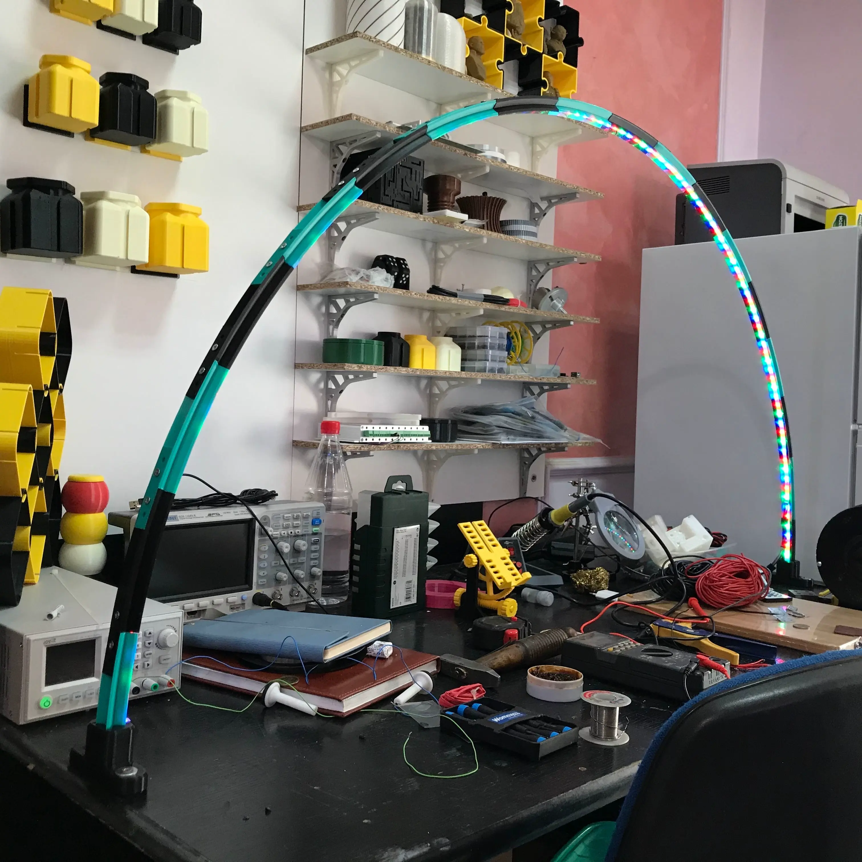 Lighting & Lamps STL Download - LED bridge lampby AMKDESIGN