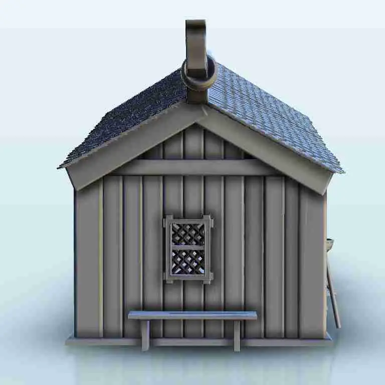 Other STL Download - Viking shack - scenery medieval miniatures ...