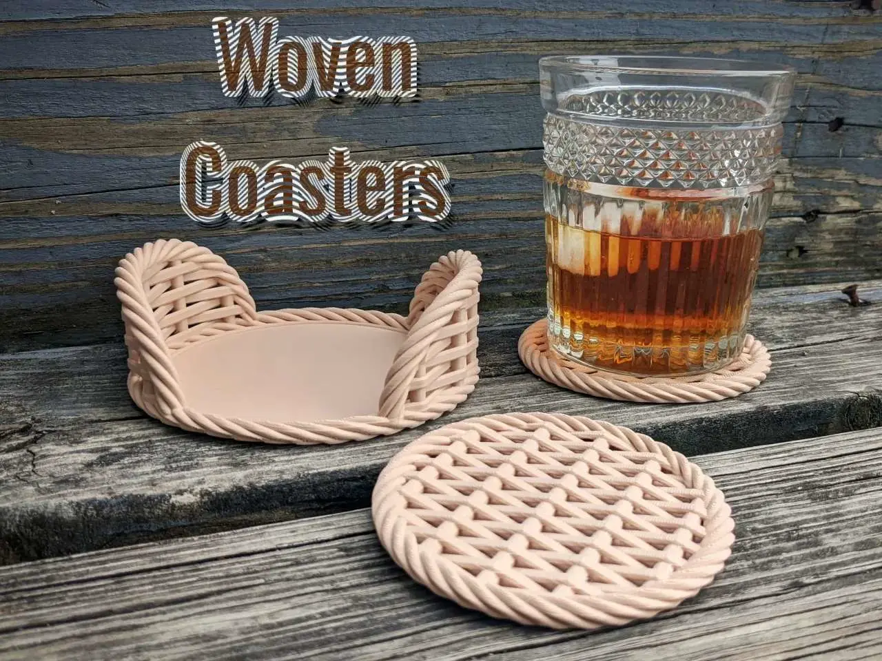 3D Printer Files | 3MF File | Woven Coasters | Creality Cloud