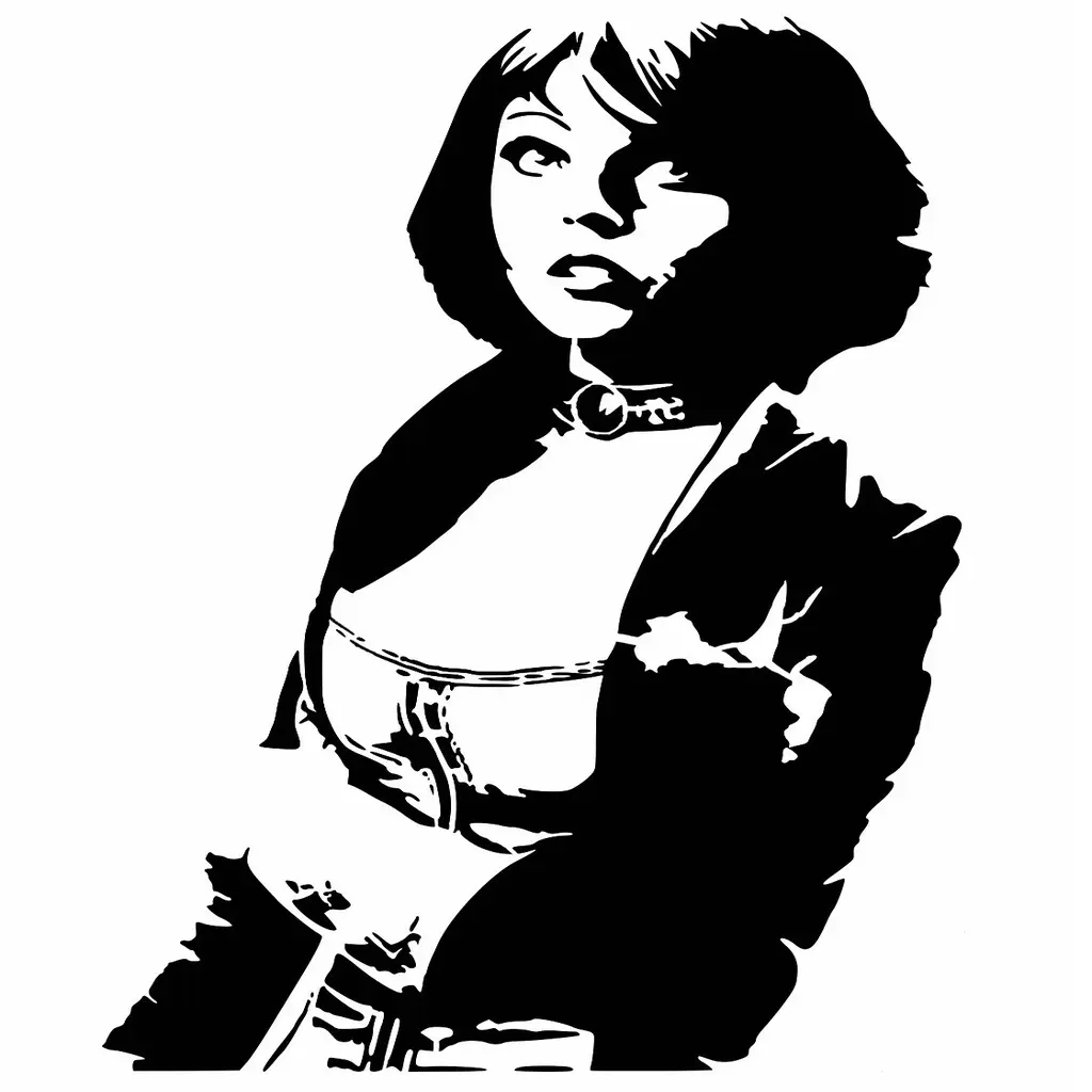 Free Digital Art STL Download - Bio shock Elizabeth stencilby SMT_M 🦊