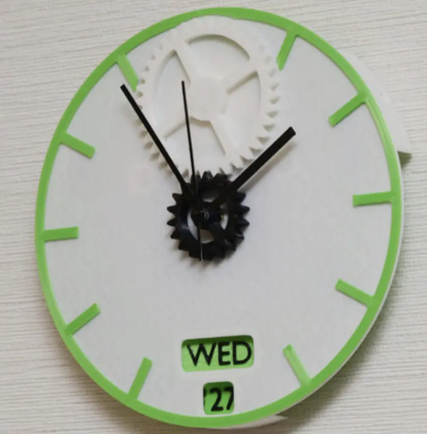 Other STL Download - Clock with day and dateby 3Dpez