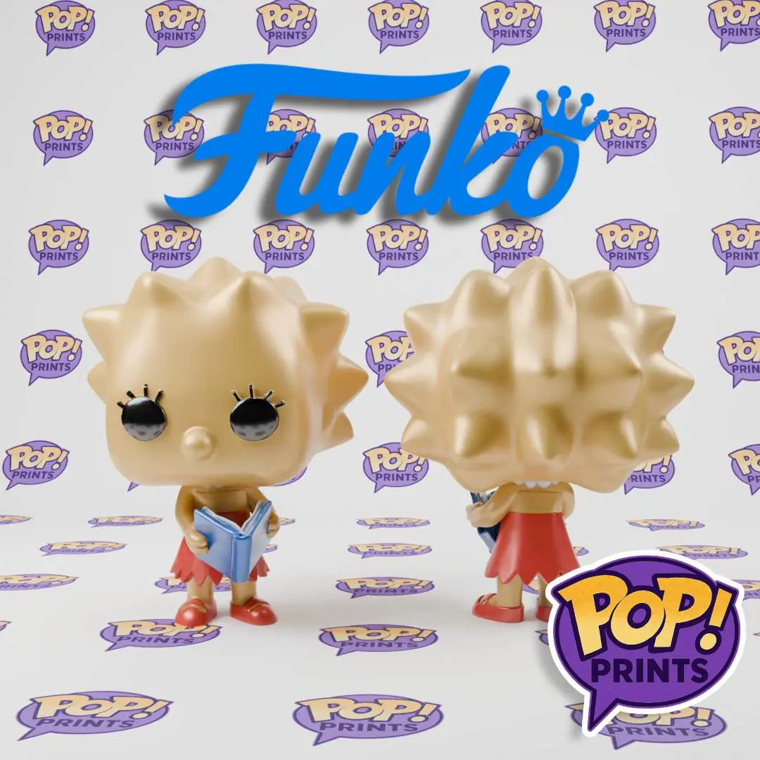 Digital Art STL Download - Lisa Simpsonby Pop Prints