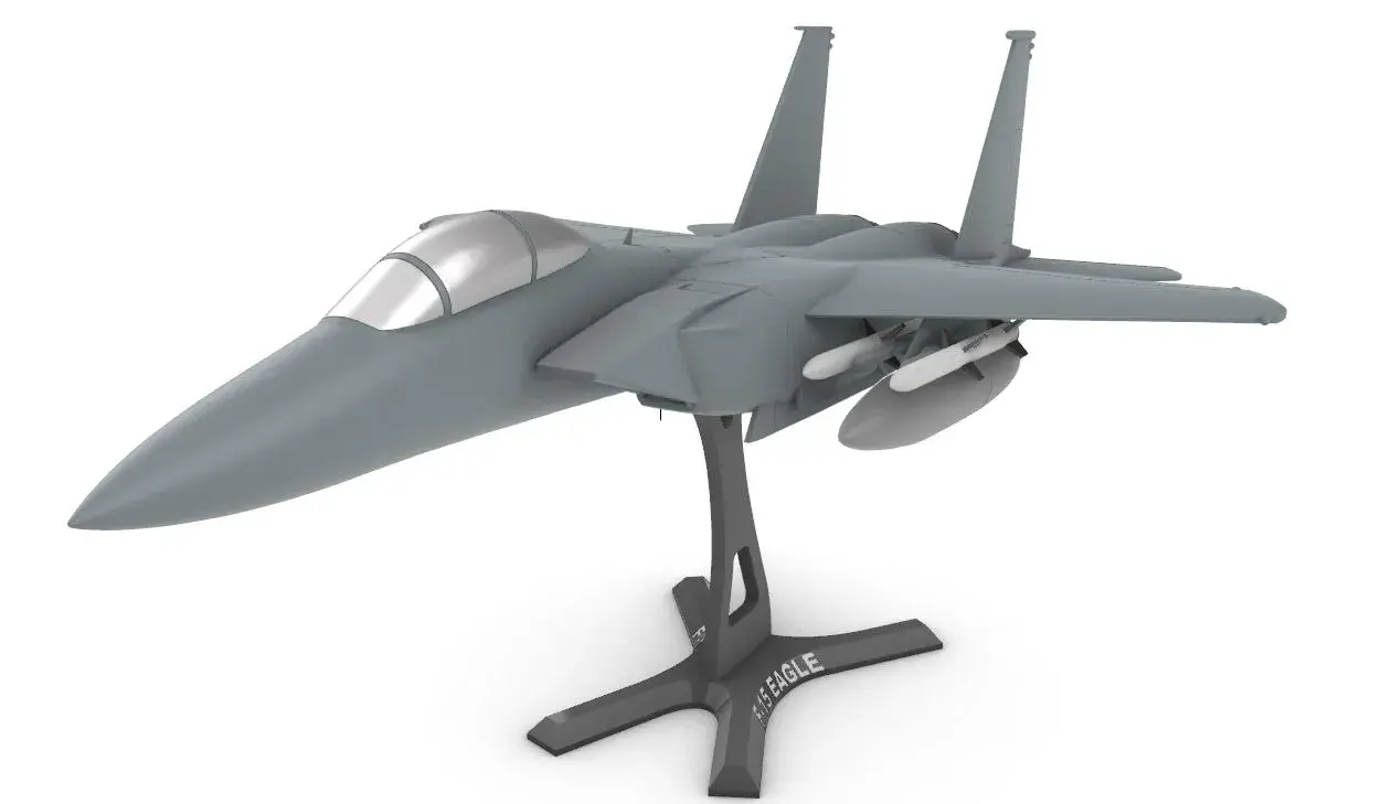 Vehicles & Machinery STL Download - F-15 Eagle 1:44by 3D Araujo